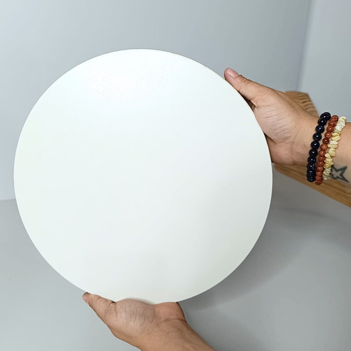 Kit 10un Cake Board Tabuleiro/Base Bolo em MDF 3mm - 25cm